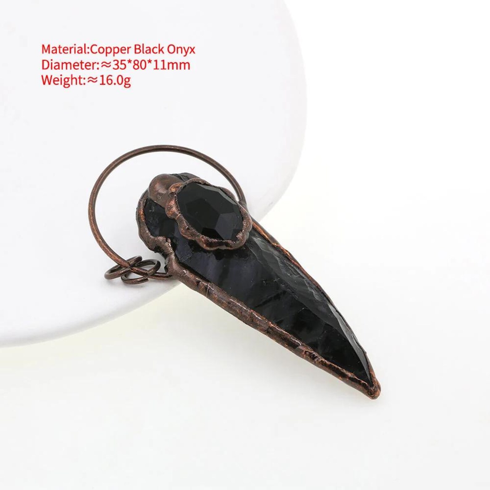 Antique Bronze Soldered Obsidian Arrow Pendant,large Raw Without ...