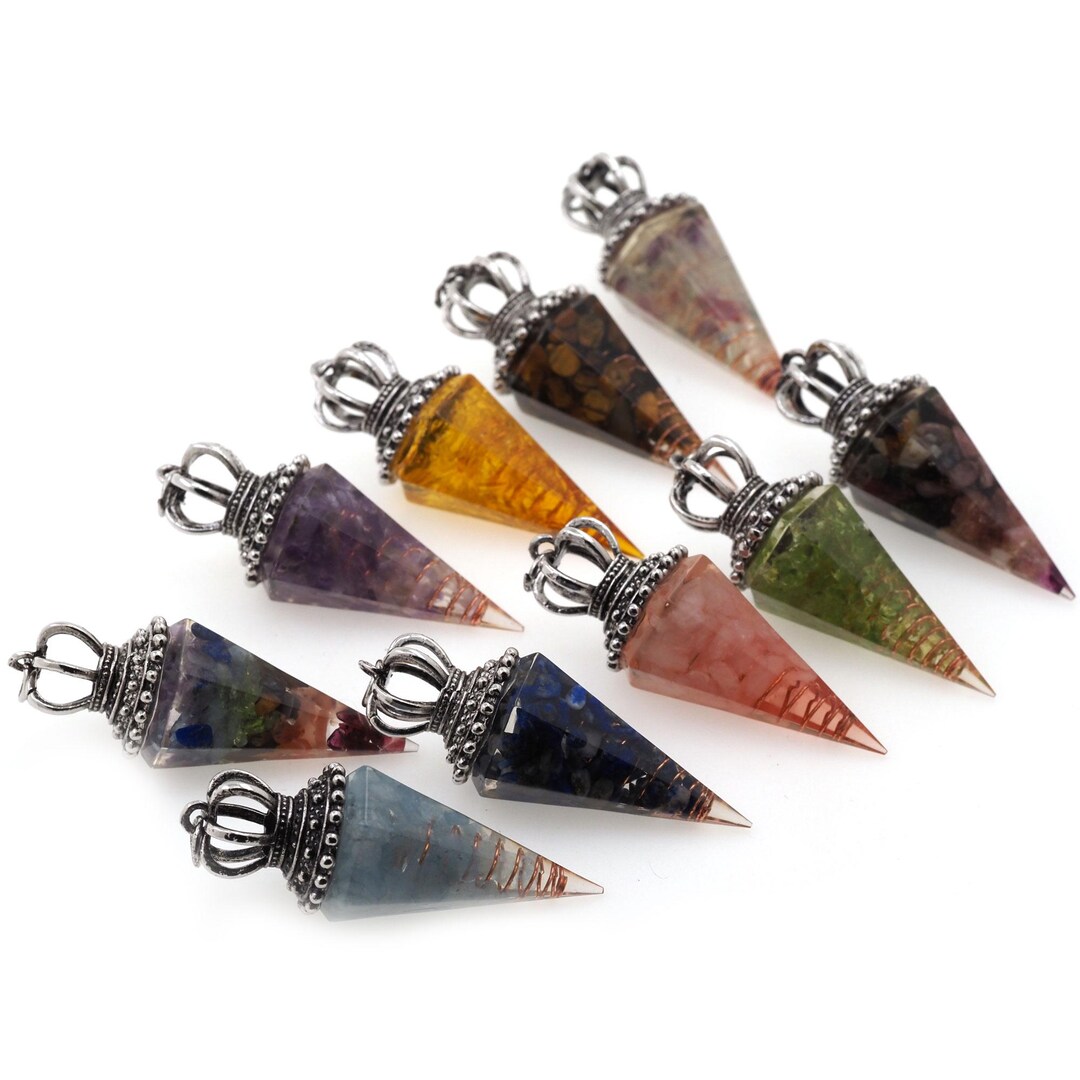 Chakra Natural Gemstone Hexagonal 6-sided Crystal Crushed Stone ...