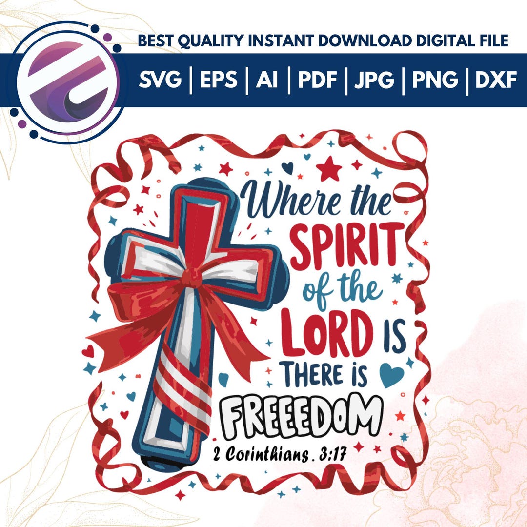 4th July Bible Cross America Flag Svg Png,jesus Christian Png Digital ...