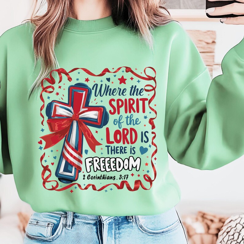 4th July Bible Cross America Flag Svg Png,jesus Christian Png Digital ...