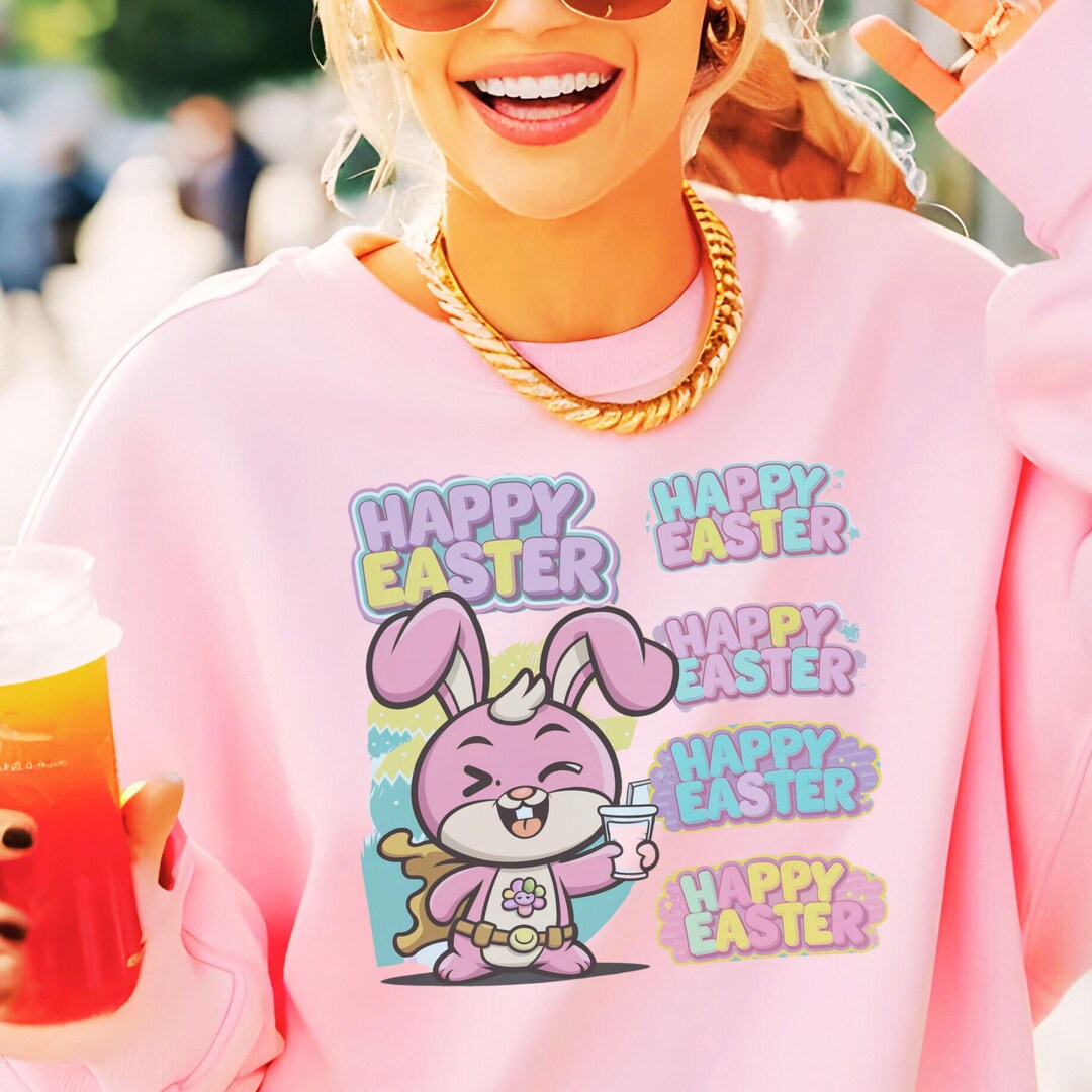 Happy Easter Png, Bunny Png,bunny Inspired Stanley Tumbler Belt Bag Png ...