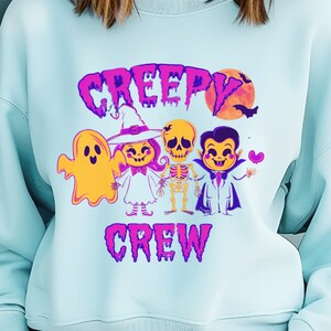 Creepy Crew PNG Tshirt Sublimation Design,halloween Ghost PNG ...