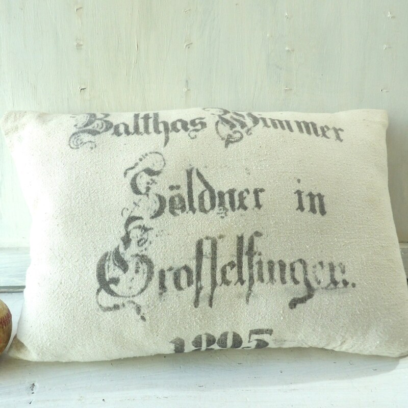 Grain Sack Decor - Etsy
