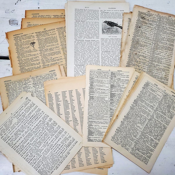 Antique Dictionary - Etsy