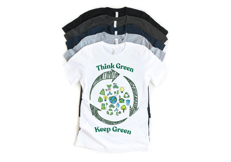 Eco Friendly PNG Design, Think Green Keep Green Digital Art, Zero Waste ...