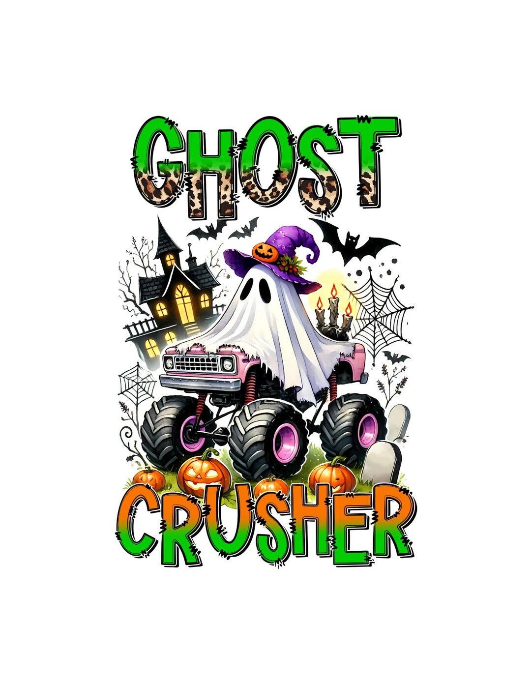 Ghost Crusher Halloween PNG Digital Download,scary Ghost Tee,halloween ...