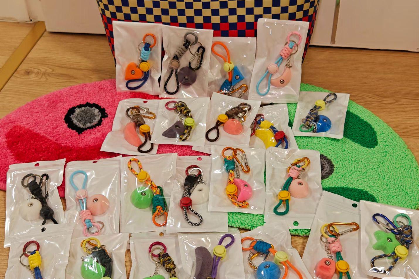 DIY Bouldering Rock Keychain (random Color/style) Bouldering Birthday ...