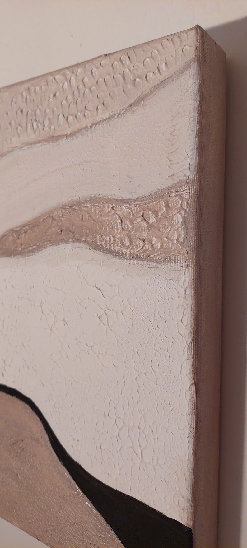 Modern Multi-material Painting on Canvas - Etsy