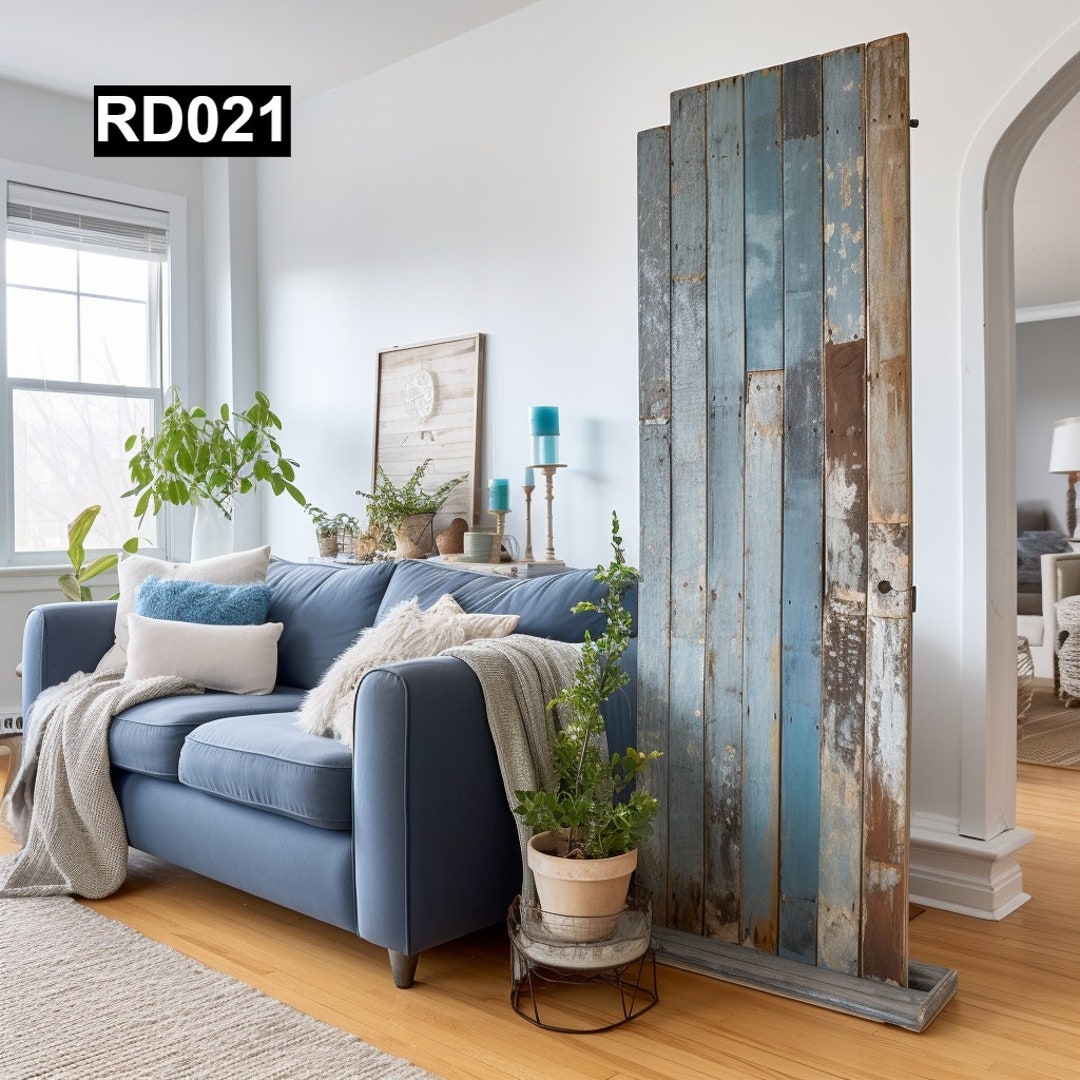 Rustic and Shabby-chic Room Divider Made With Reclaimed Wood RD021 ...