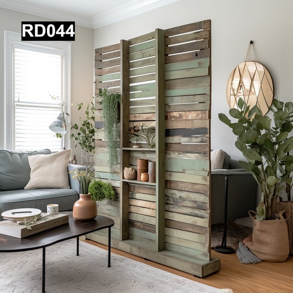Wood Room Divider - Etsy