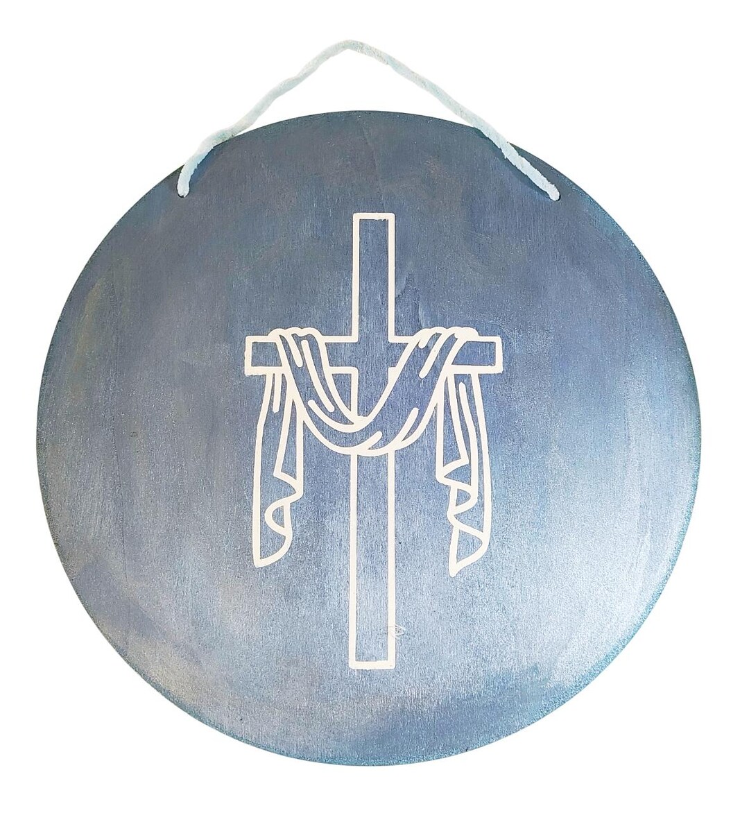 Wooden Easter Cross Sign - Christian Easter Home Décor, Religious Home ...