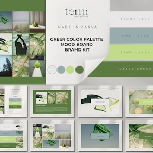 Color Palette With Hex Codes Green Color Palette Modern Color Palette ...