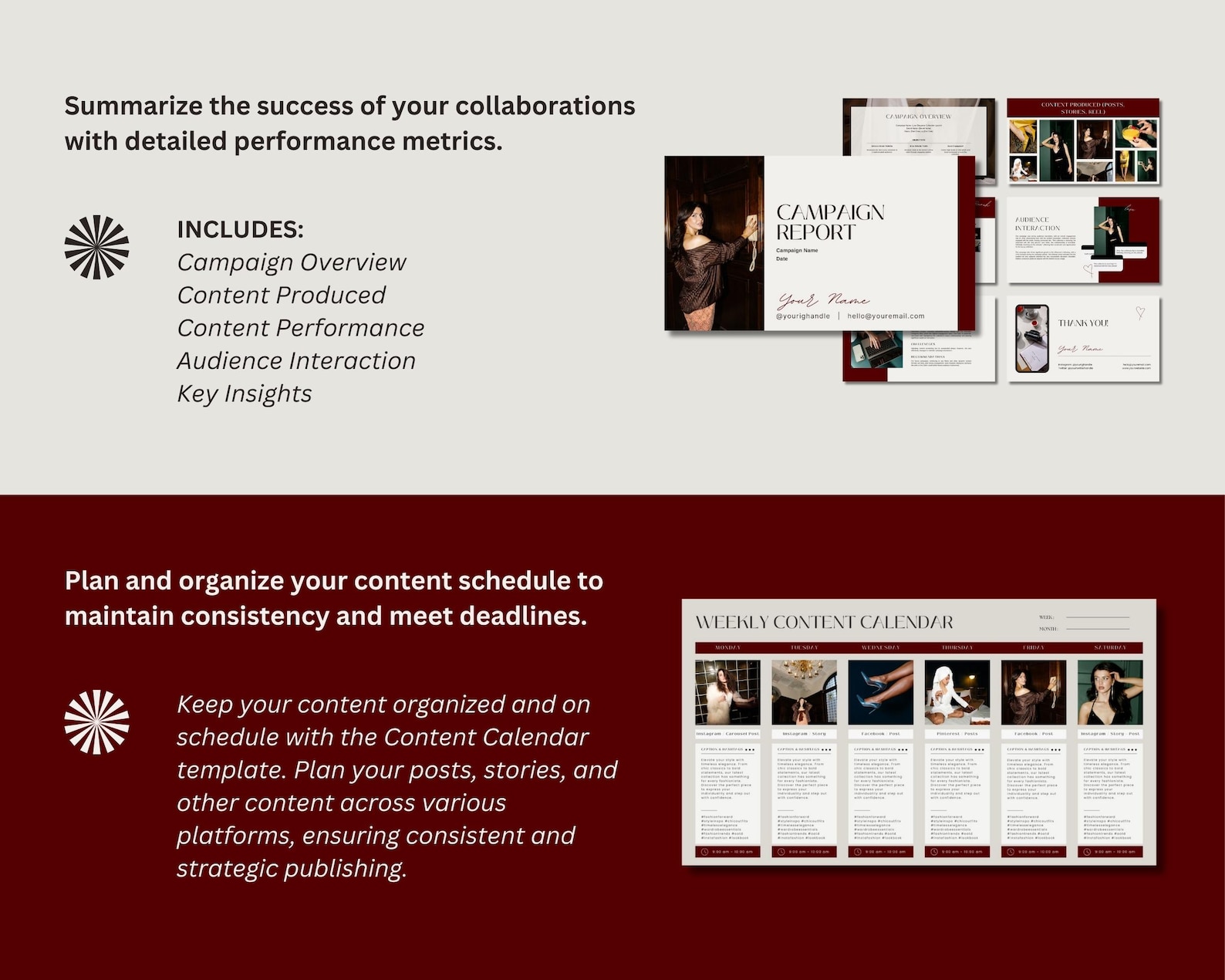 Ultimate Influencer & Content Creator Template Bundle | Essential ...