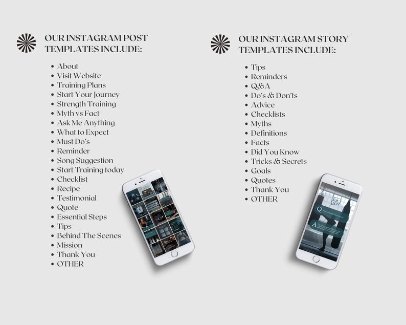 116 Instagram Post + Story + Highlight Cover Templates for Personal ...