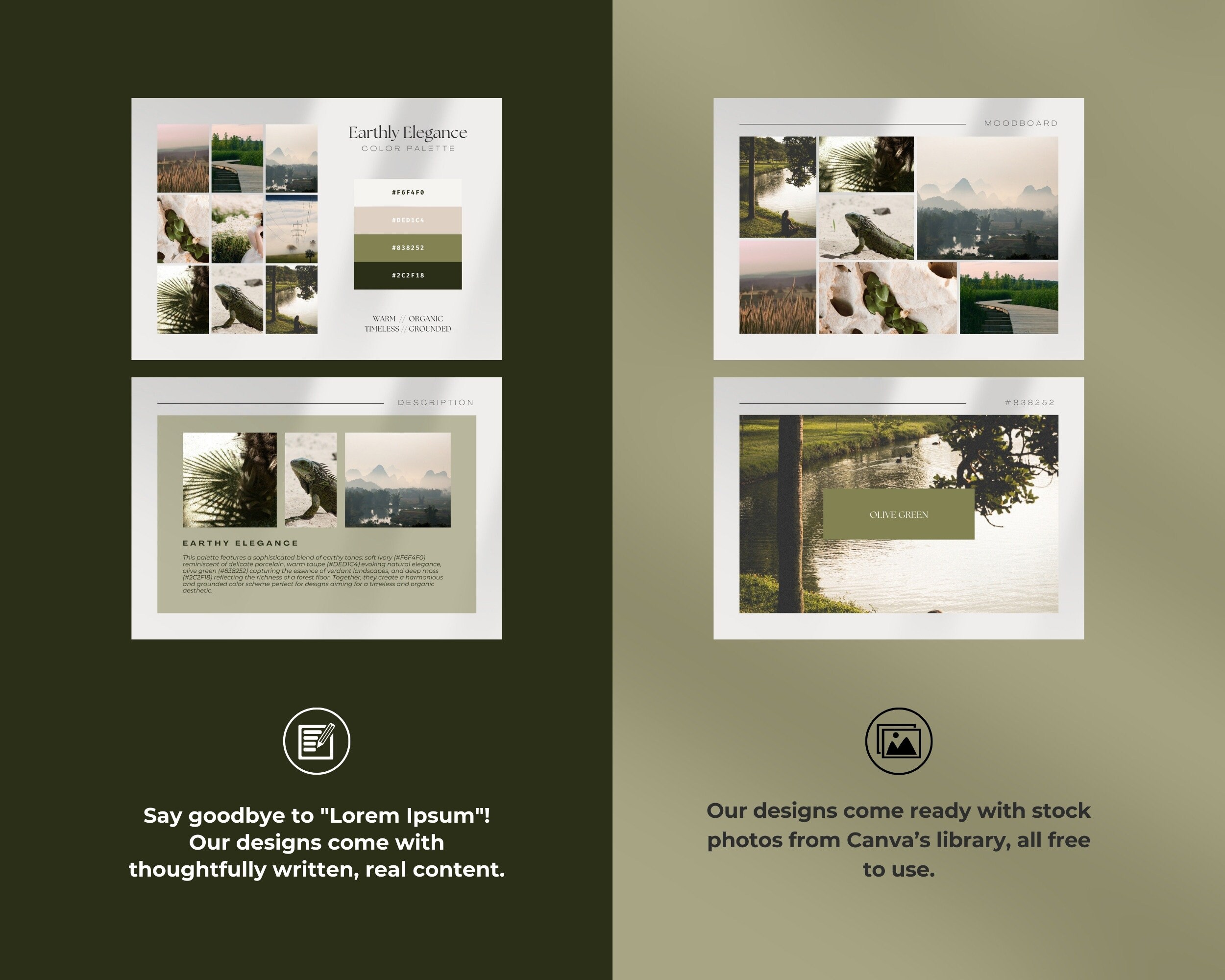 Color Palette With Hex Codes Earth Tone Color Palette Green Color ...