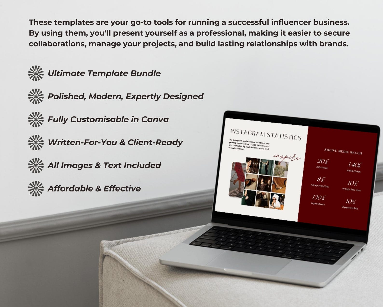 Ultimate Influencer & Content Creator Template Bundle | Essential ...