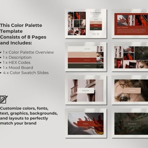 Color Palette With Hex Codes Red Color Palette Modern Color Palette ...