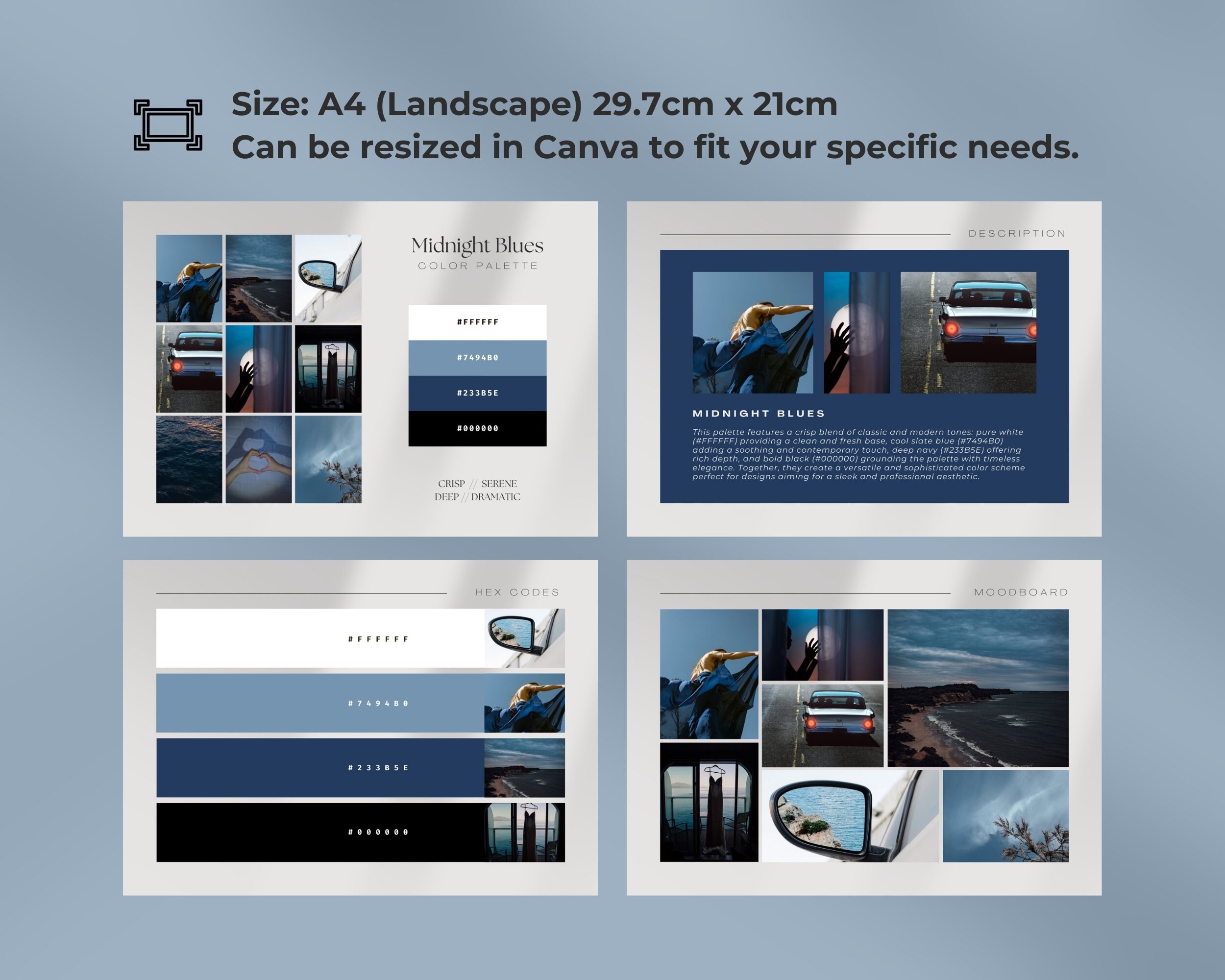 Color Palette Hex Codes Blue Color Palette Modern Color Palette Color ...