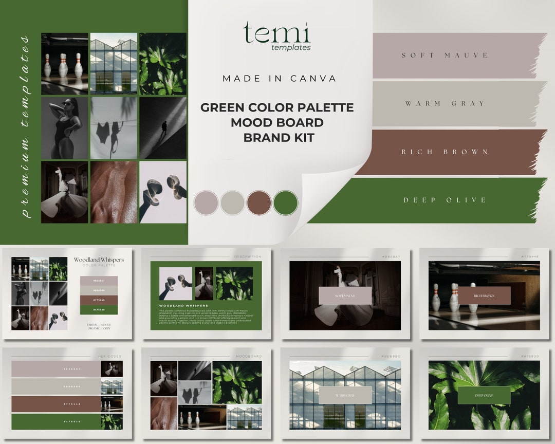 Color Palette With Hex Codes Earthy Color Palette Modern Color Palette ...