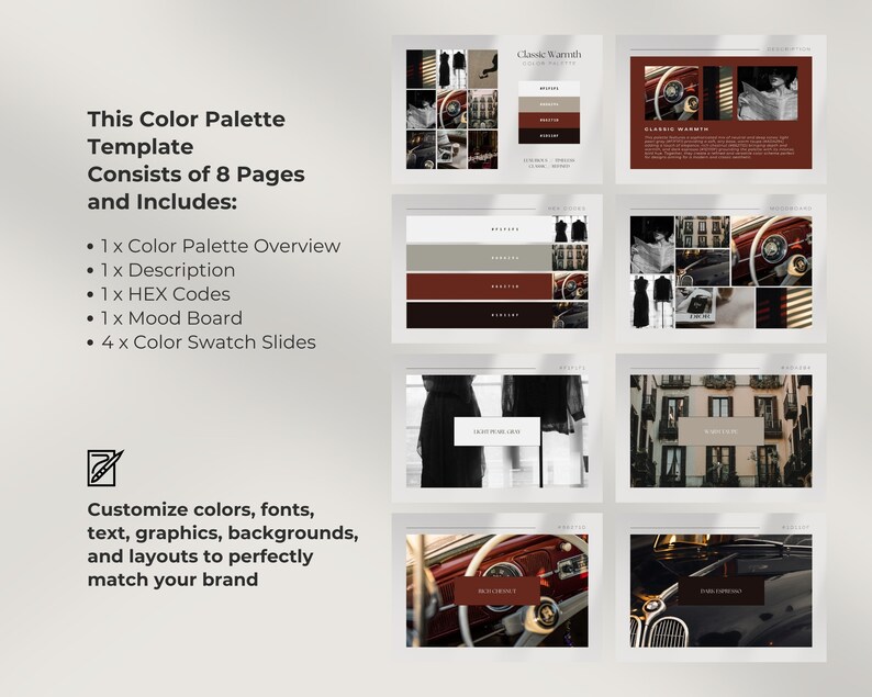 Color Palette With Hex Codes Red Color Palette Modern Color Palette ...