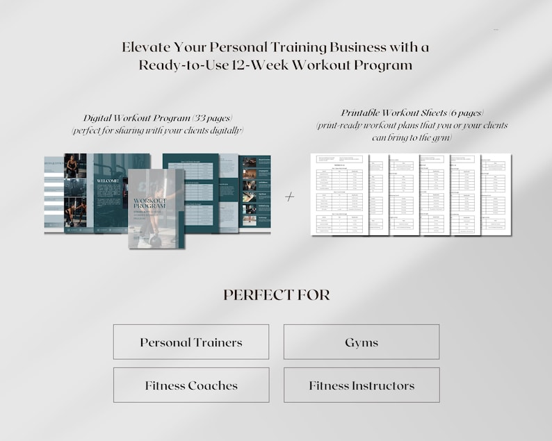 Customisable 12-week Workout Program for Women | Digital Training Plan ...