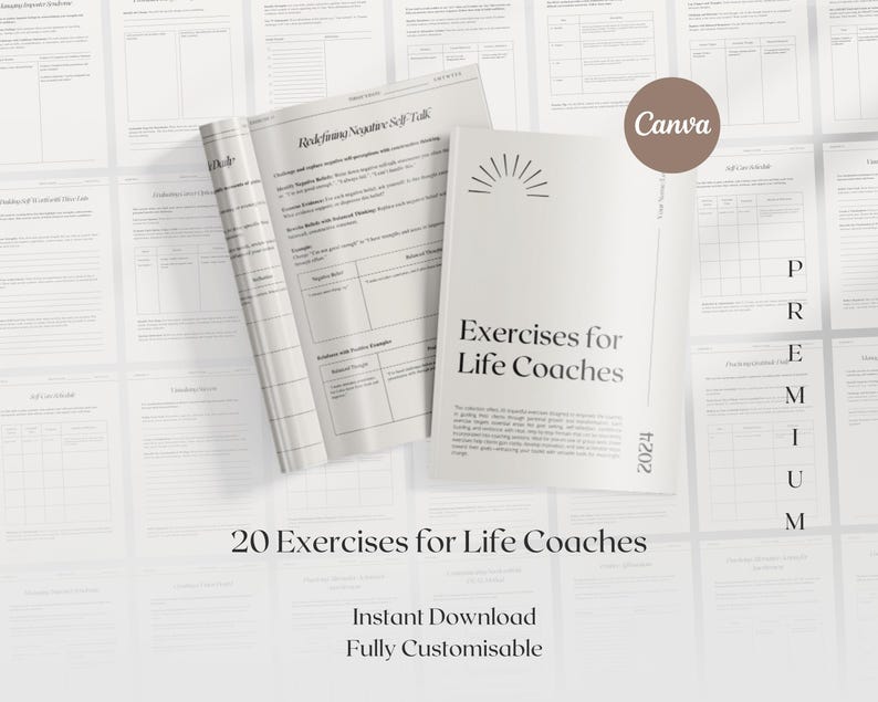20 Exercises for Life Coaches | Success Coach Tools | Life Coach Kit ...