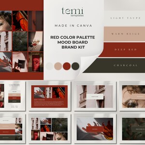 Color Palette With Hex Codes Red Color Palette Modern Color Palette ...