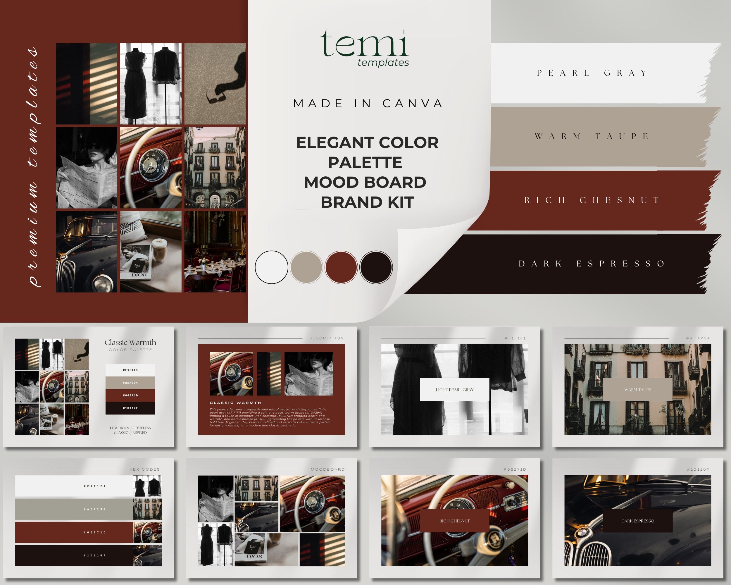 Color Palette With Hex Codes Red Color Palette Modern Color Palette ...