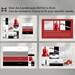 Red Color Palette Mood Board: Modern Branding Kit (digital Download) - Etsy