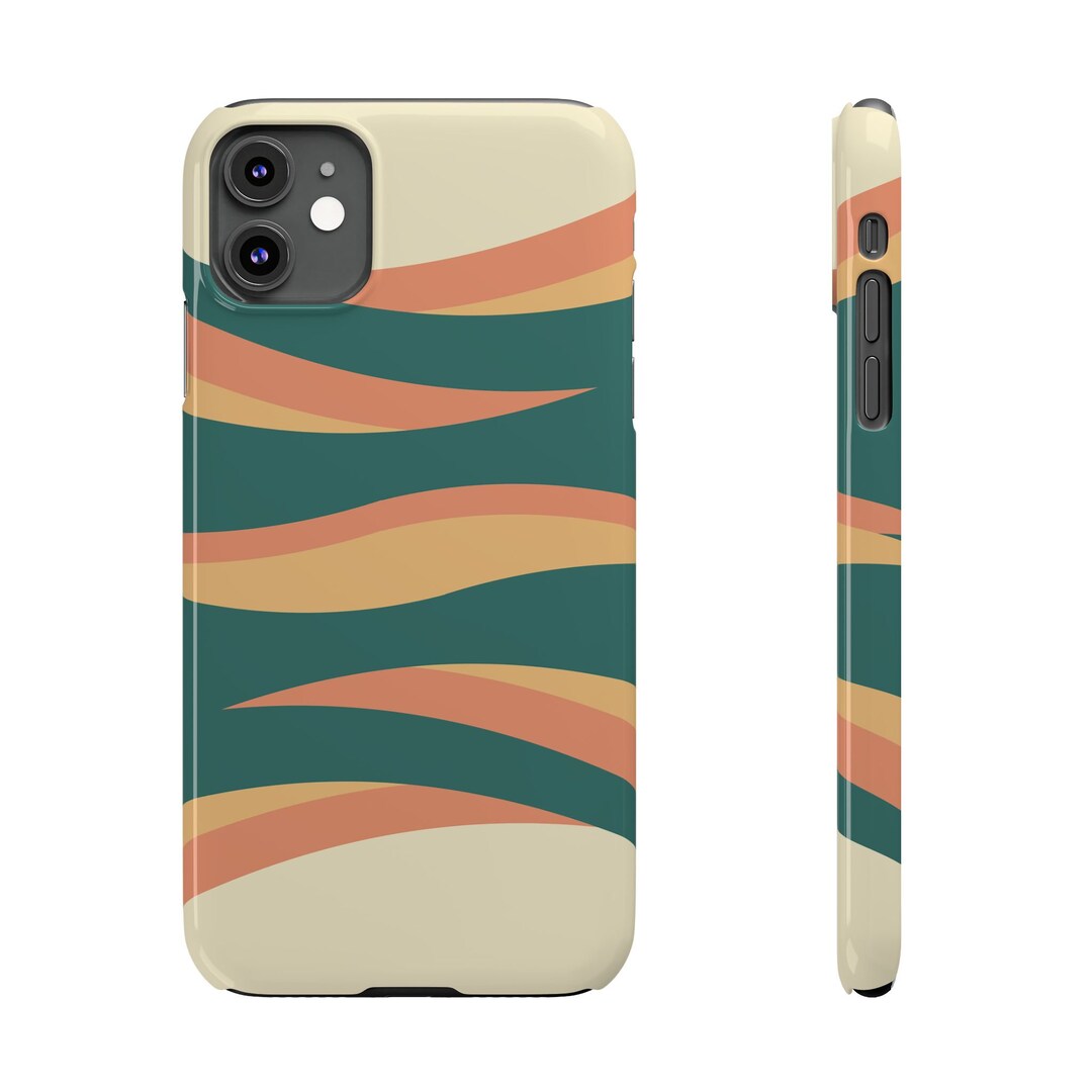 Wave Inspired Sunset Colored Pattern iPhone Cases Design - Etsy