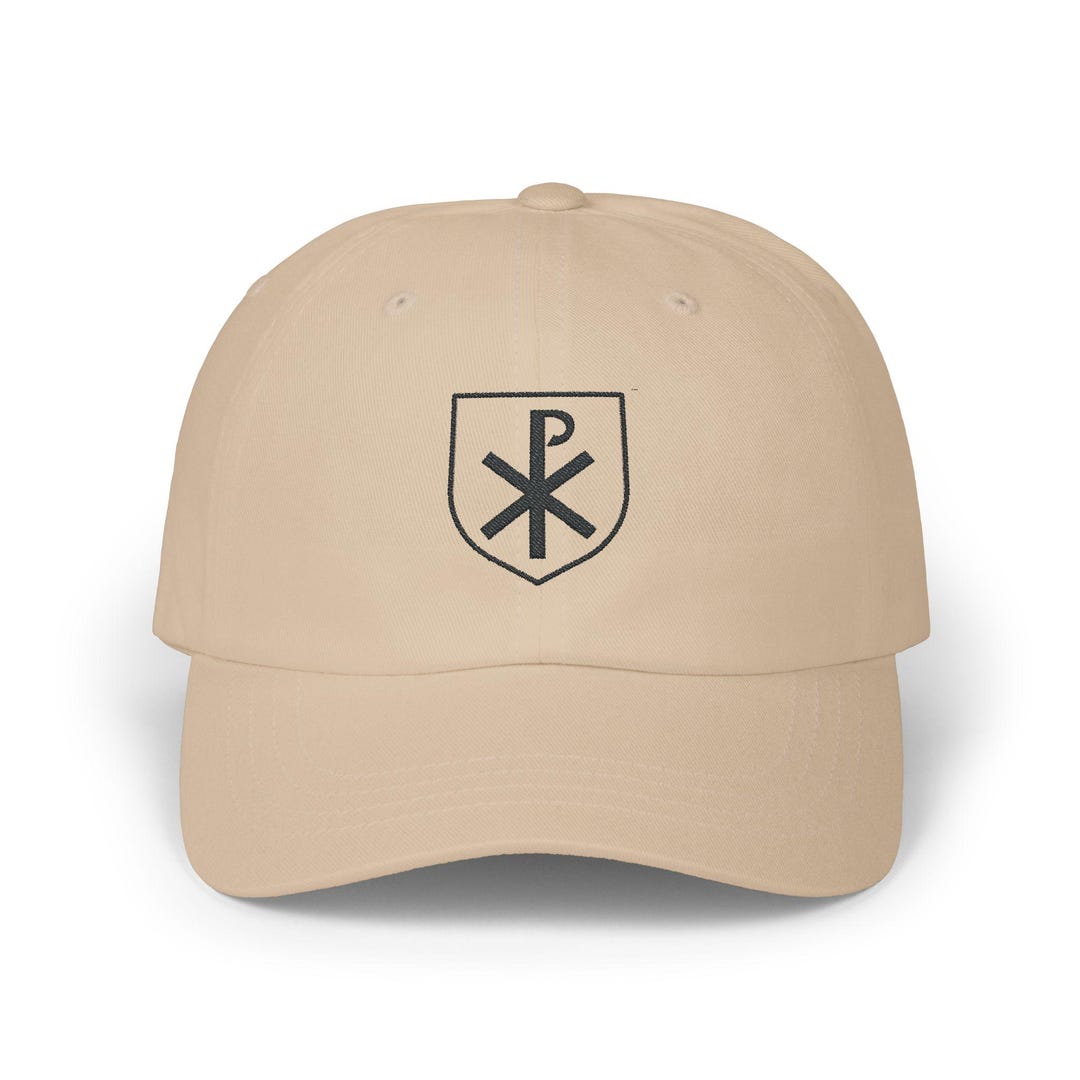 Chi Rho Hat - Faith Arrow Hat - Minimalist Christian Symbol Cap ...