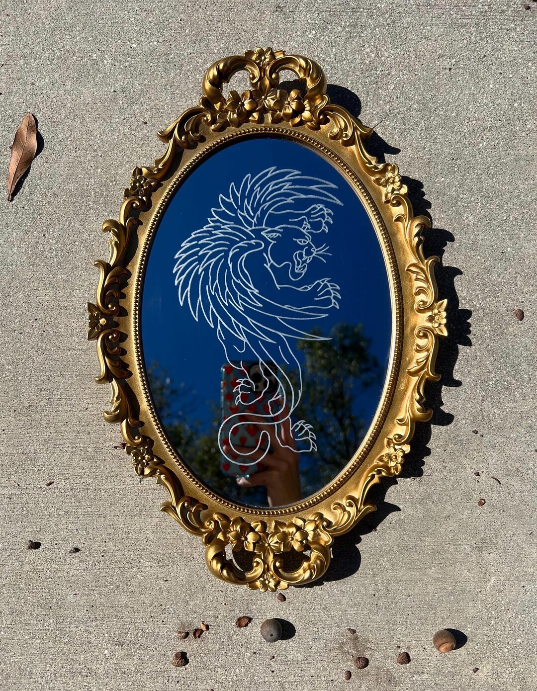 Panther W Wings by Mimi Mirrors - Etsy