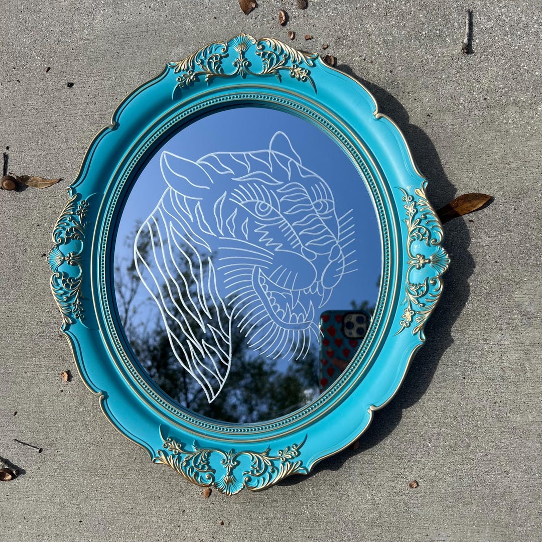 Bert Grimm Tiger Tribute by Mimi Mirrors - Etsy