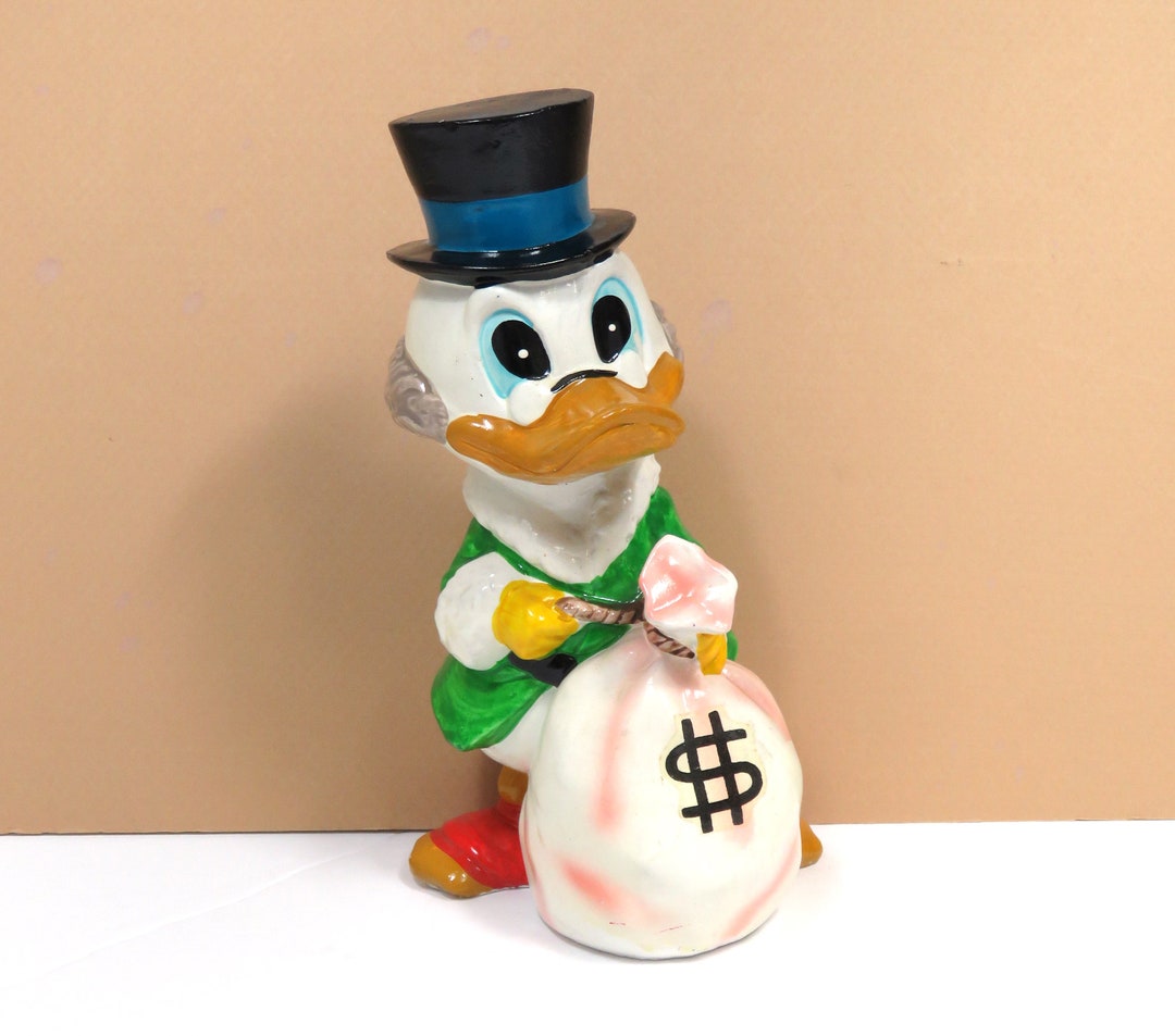 Vintage Scrooge Mcduck Ceramic Coin Bank/ Walt Disney Productions Korea ...