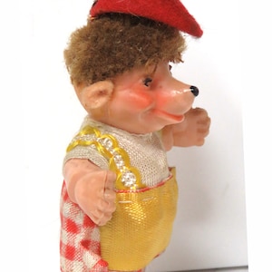 Vintage Hedgehog Dollhouse Doll/ Celluloid Hard Plastic Mecki Micki ...