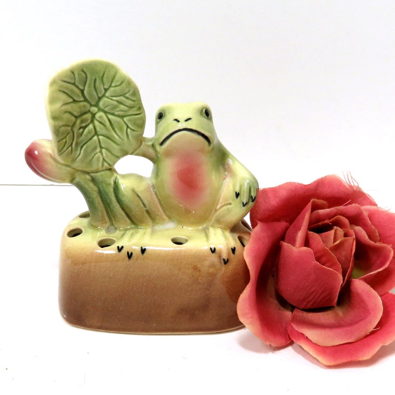 Pottery Flower Frog - Etsy