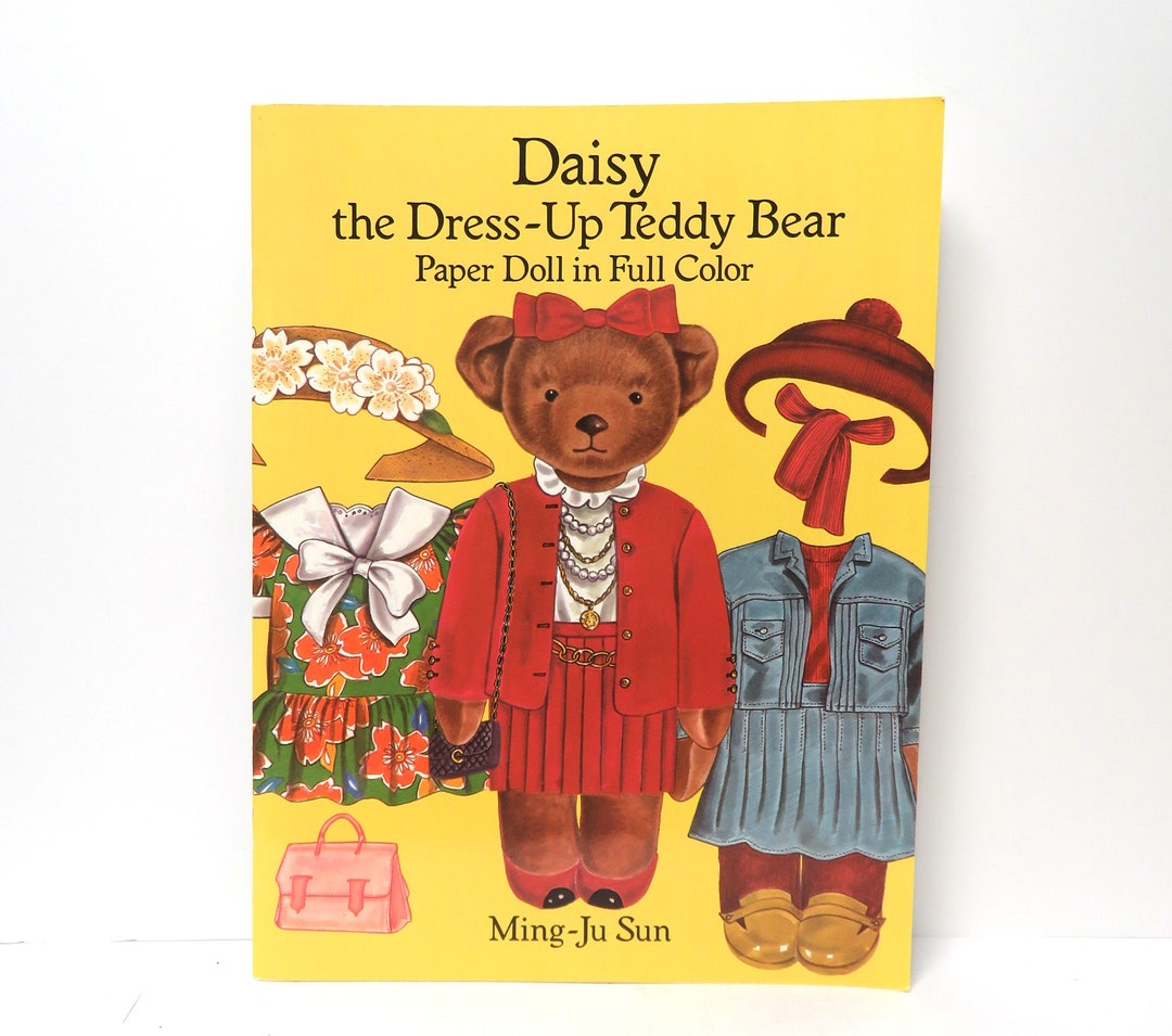 Daisy the Dress-up Teddy Bear Paper Doll Book/ by Ming-ju Sun/ 1990 ...