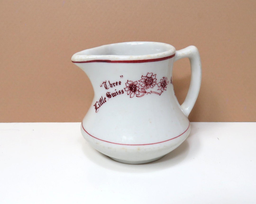 VTG Tepco China Creamer Restaurant Ware/ three Little Swiss Saint ...