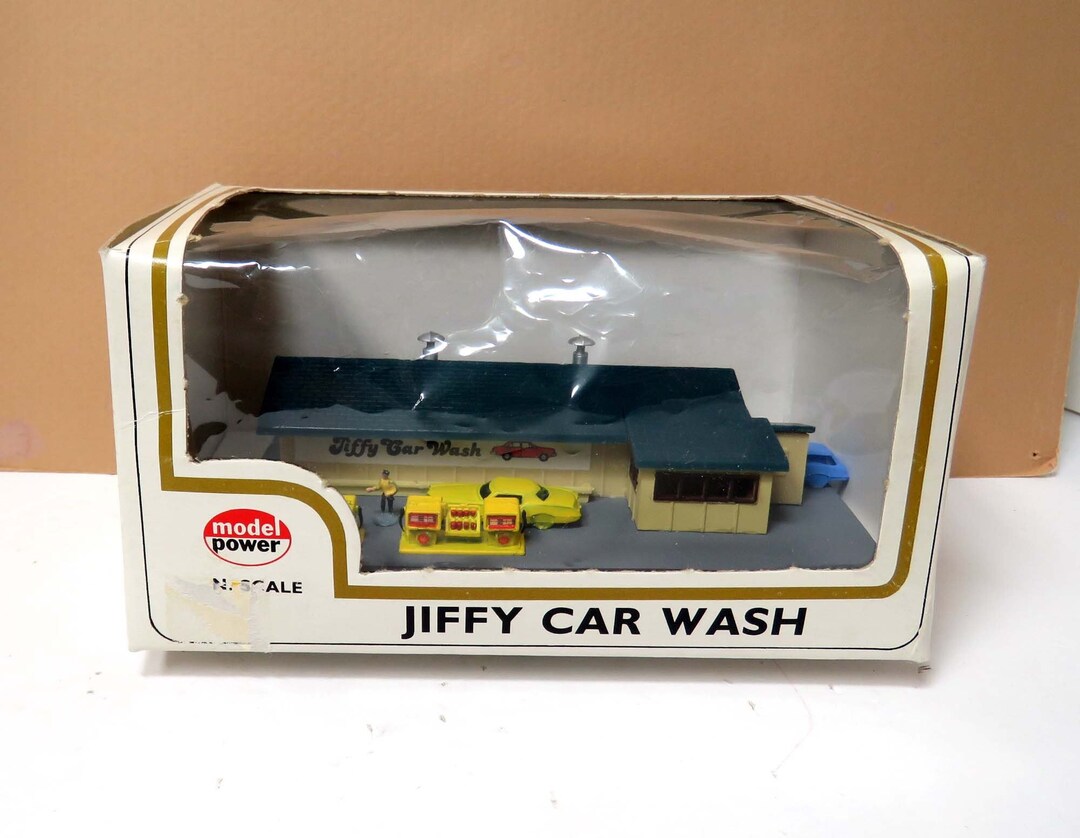 Model Railroad Building Jiffy Car Wash/ Model Power #7405-87 N Scale ...