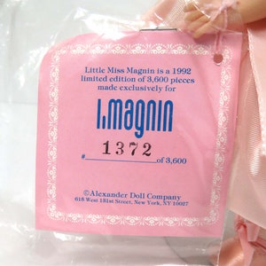 Little Miss Magnin Madame Alexander Doll 1992/ Vintage 8" Girl With ...