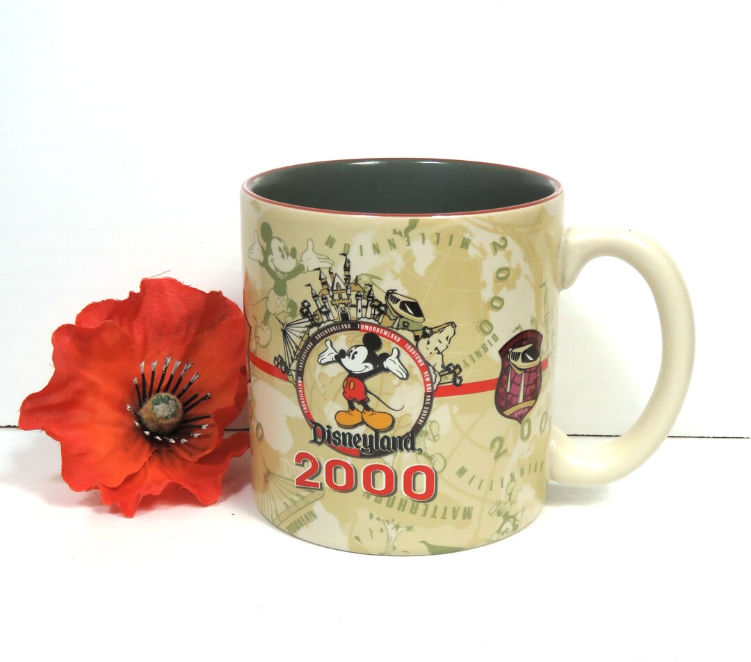 Disneyland 2000 Millennium Oversize Mug/ Disney Mickey Mouse ...