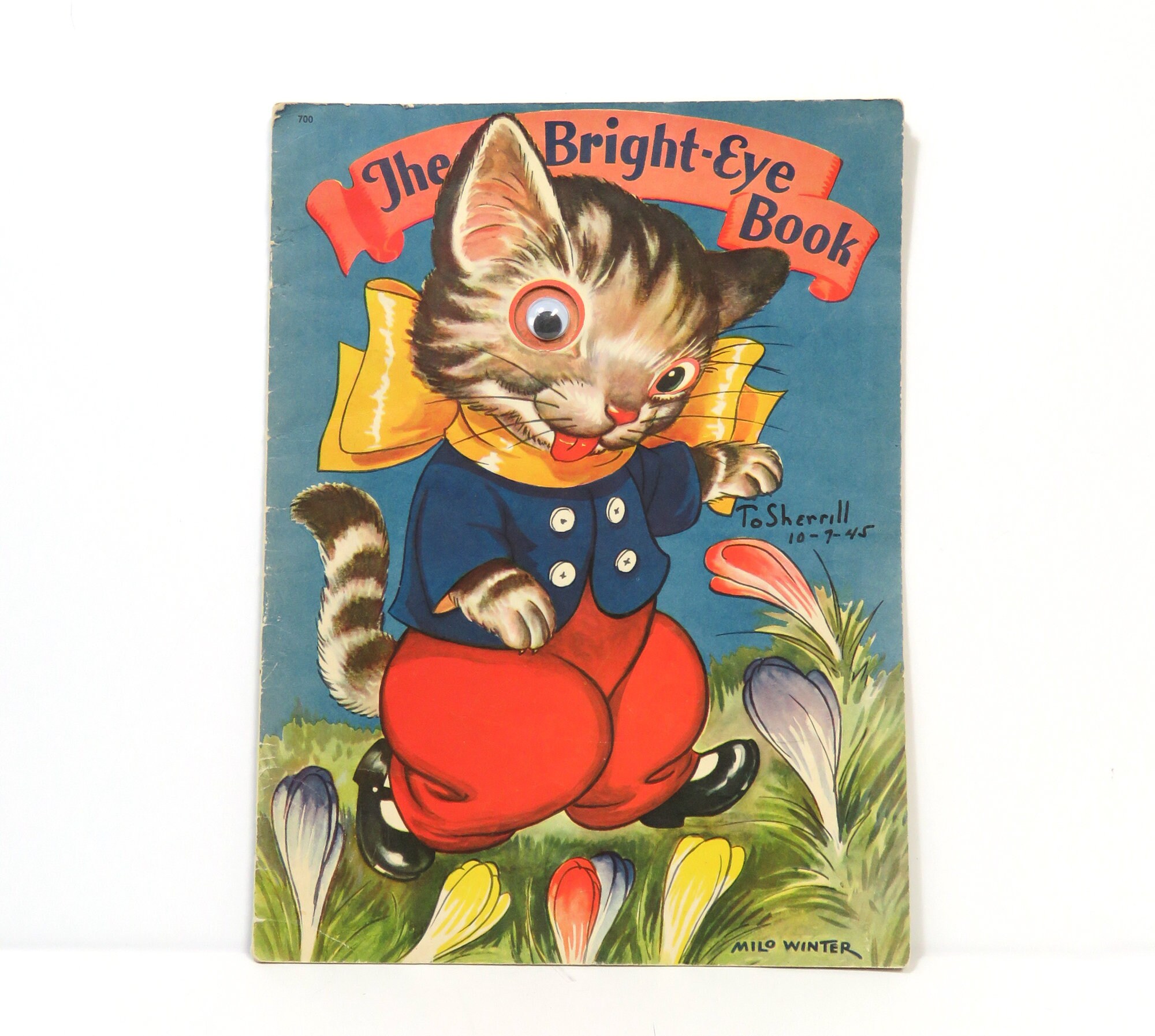 Vintage Children's Book "the Bright-eye Book"/milo Winter Baby Animals ...