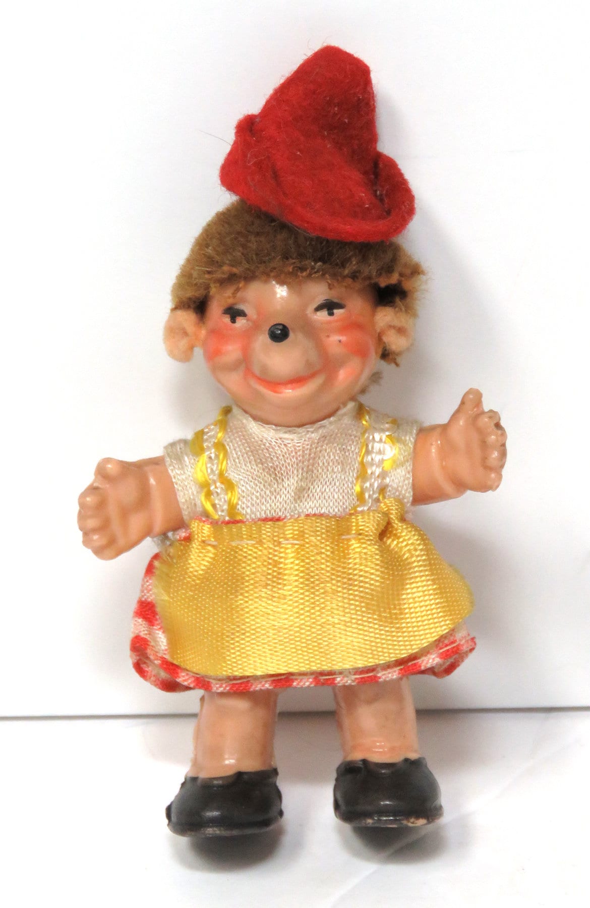 Vintage Hedgehog Dollhouse Doll/ Celluloid Hard Plastic Mecki Micki ...