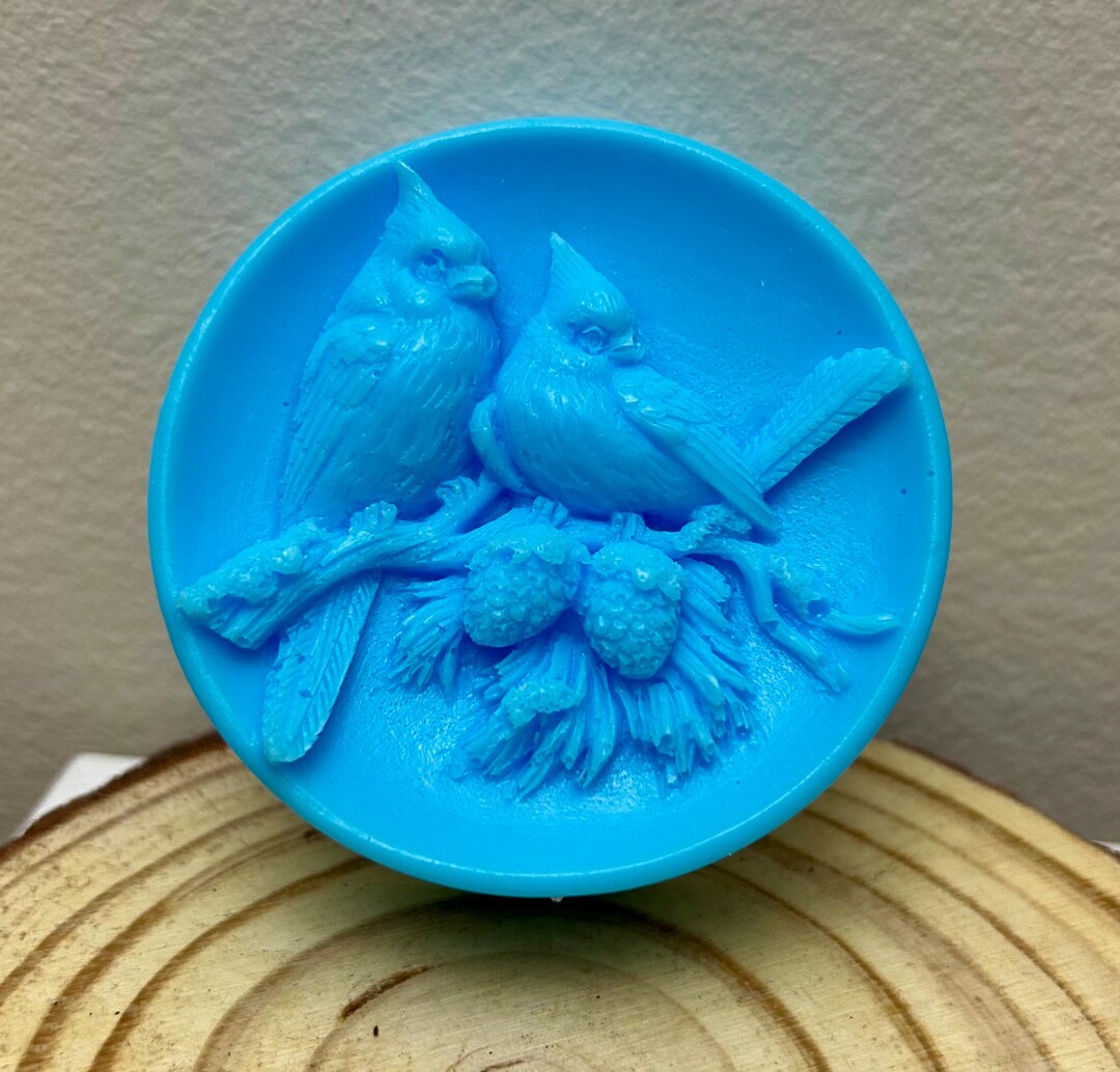 Hand-poured Cardinal Soap: Unscented. Bird Decoration - Etsy
