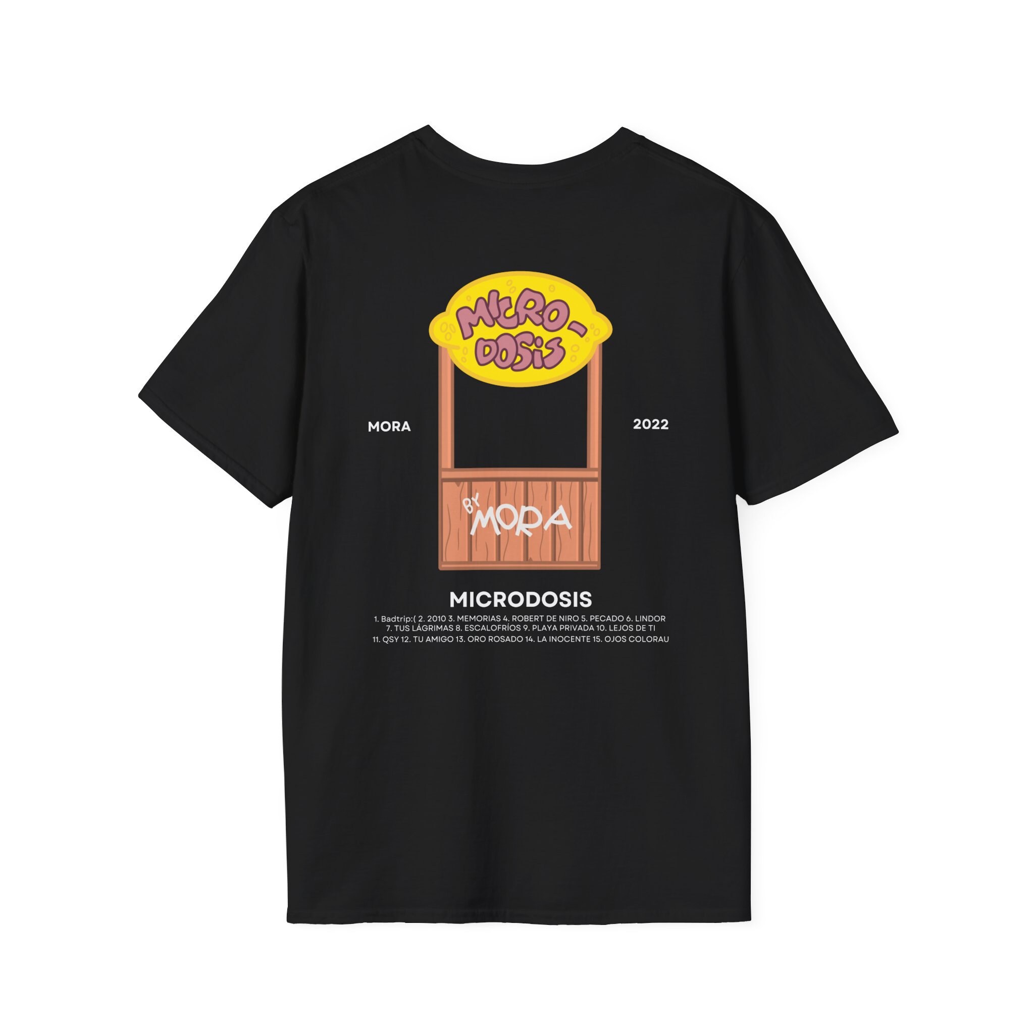 Camiseta De Mora, Álbum Microdosis Mora, Mora Merch - Etsy