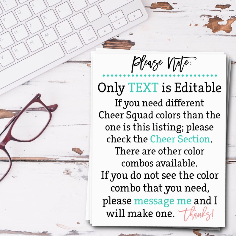Printable Christmas Cheer Squad Gift Tags, Royal Blue, Digital Download ...