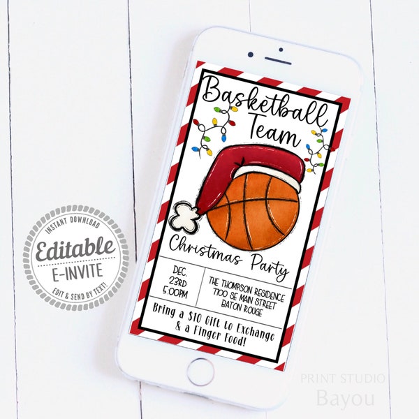 Basketball Team Christmas - Etsy