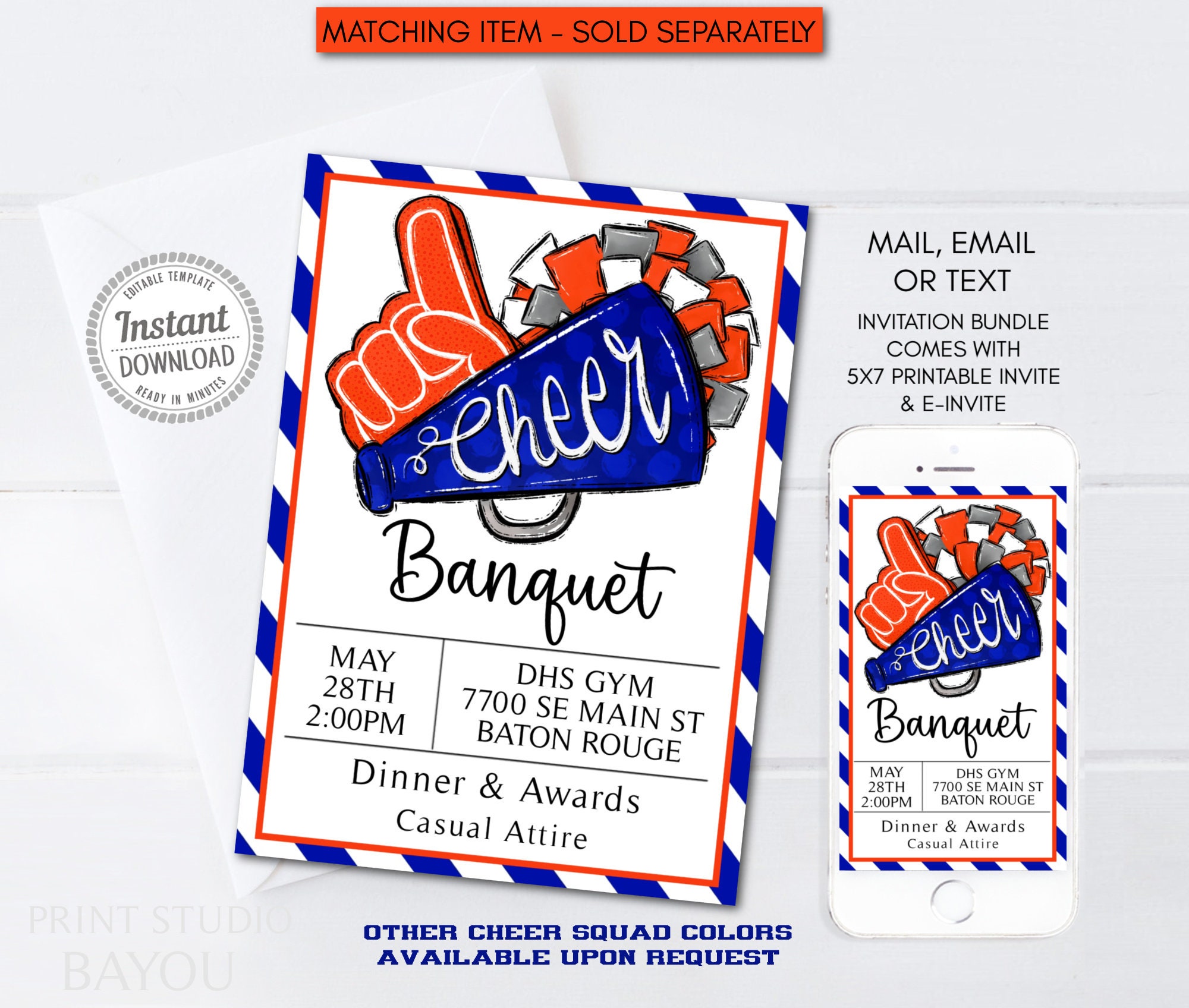 Customizable Cheer Schedule, Cheer Calendar, Cheerleading Competition ...