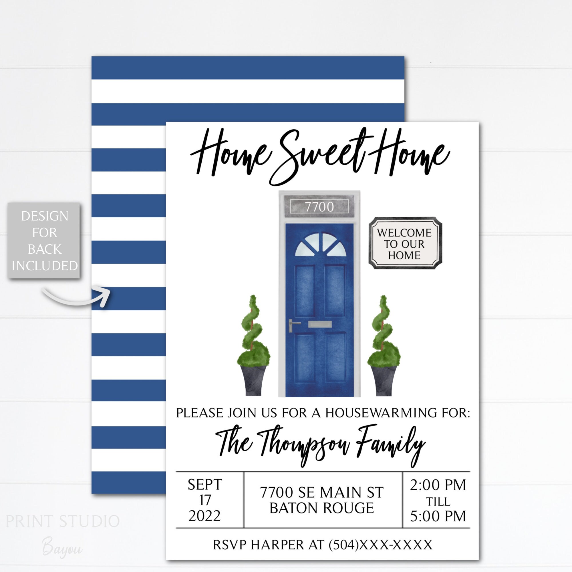 Home Sweet Home Invitation, Housewarming Party Invite, First Home ...
