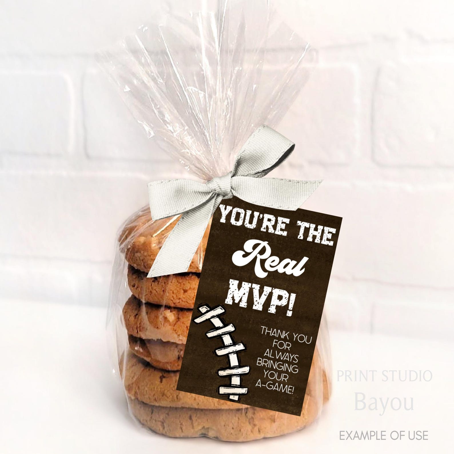 Printable MVP Football Tags: Editable Team Shout Out (PDF Template) - Etsy